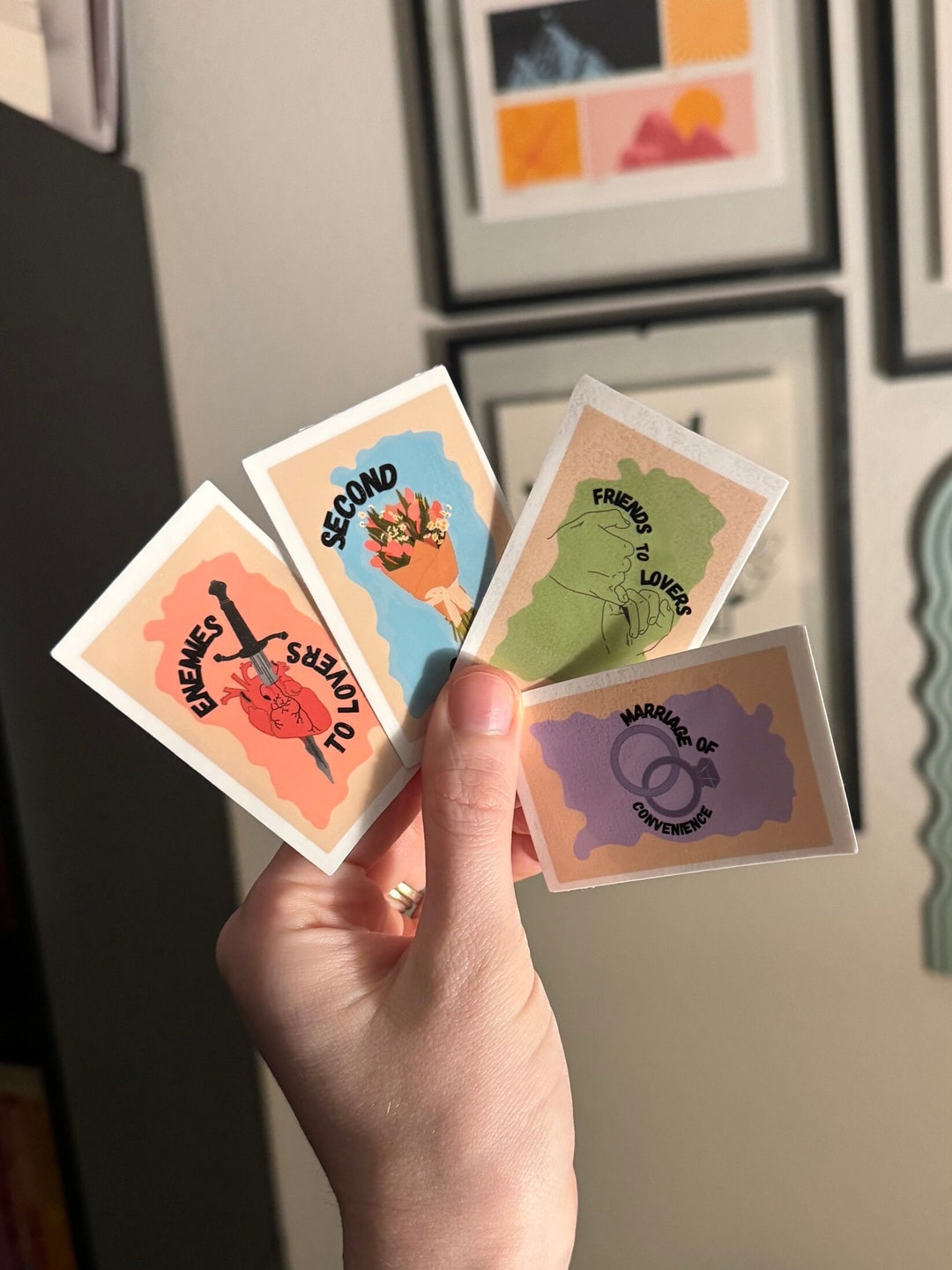 Book Trope Stickers - Etsy