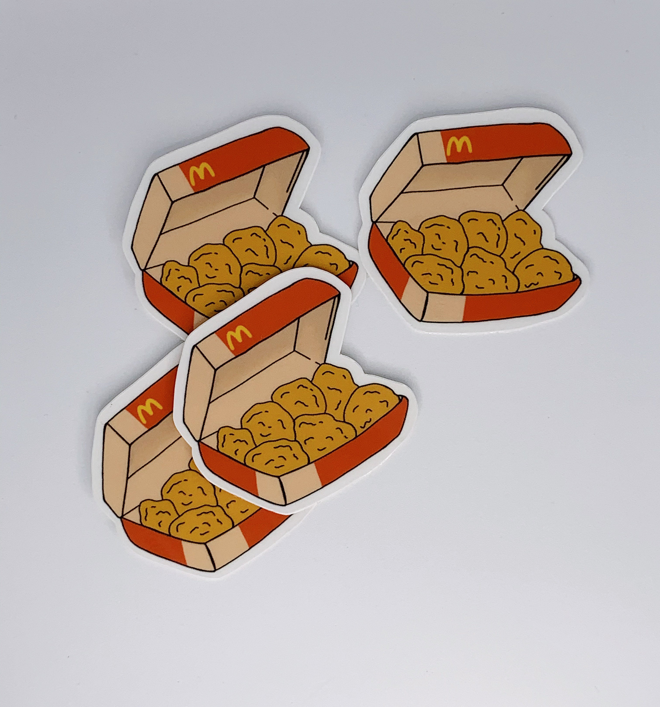 Chicken Nuggets Sticker - Etsy