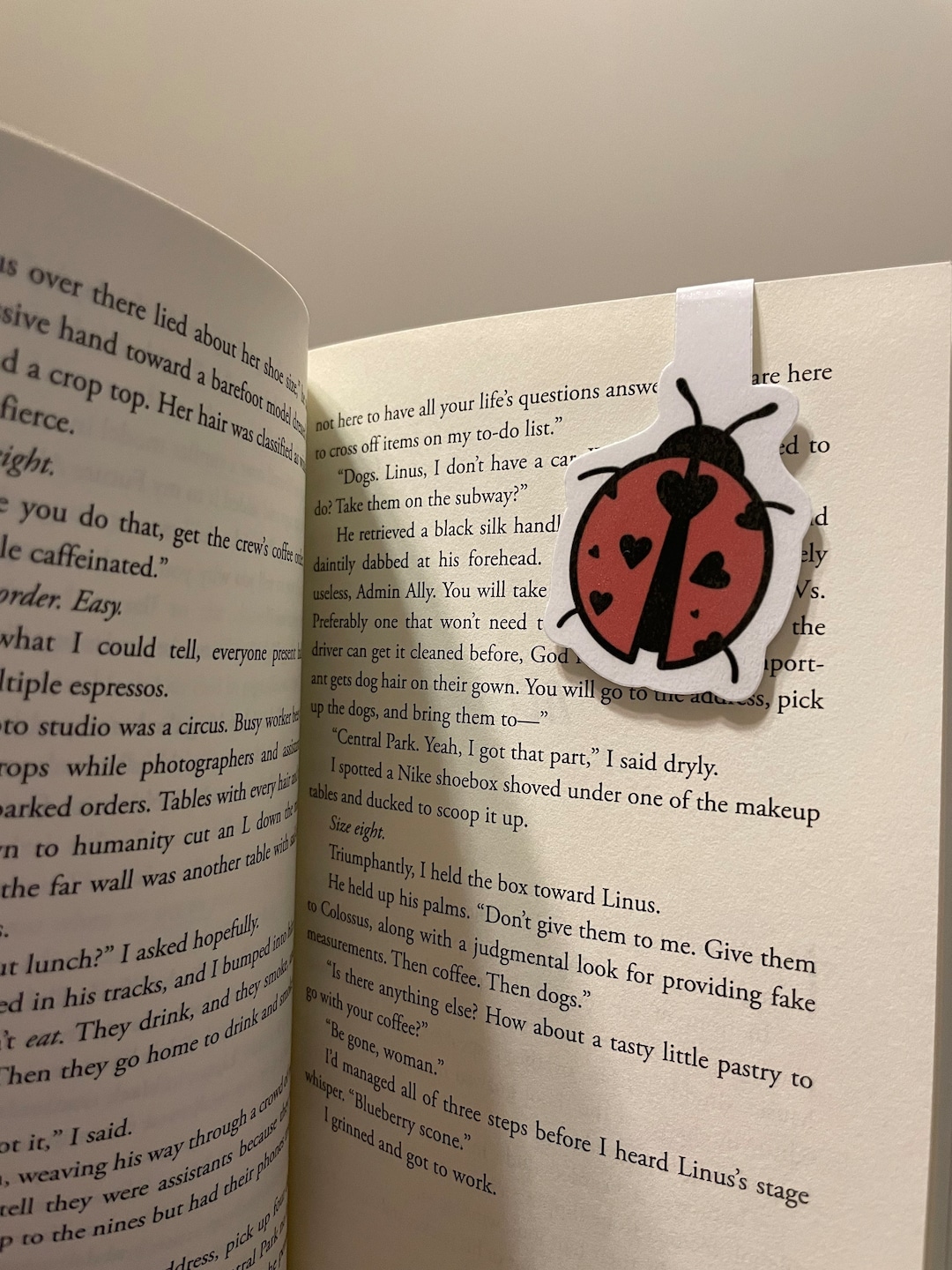 Ladybug Hearts Magnetic Bookmark - Etsy