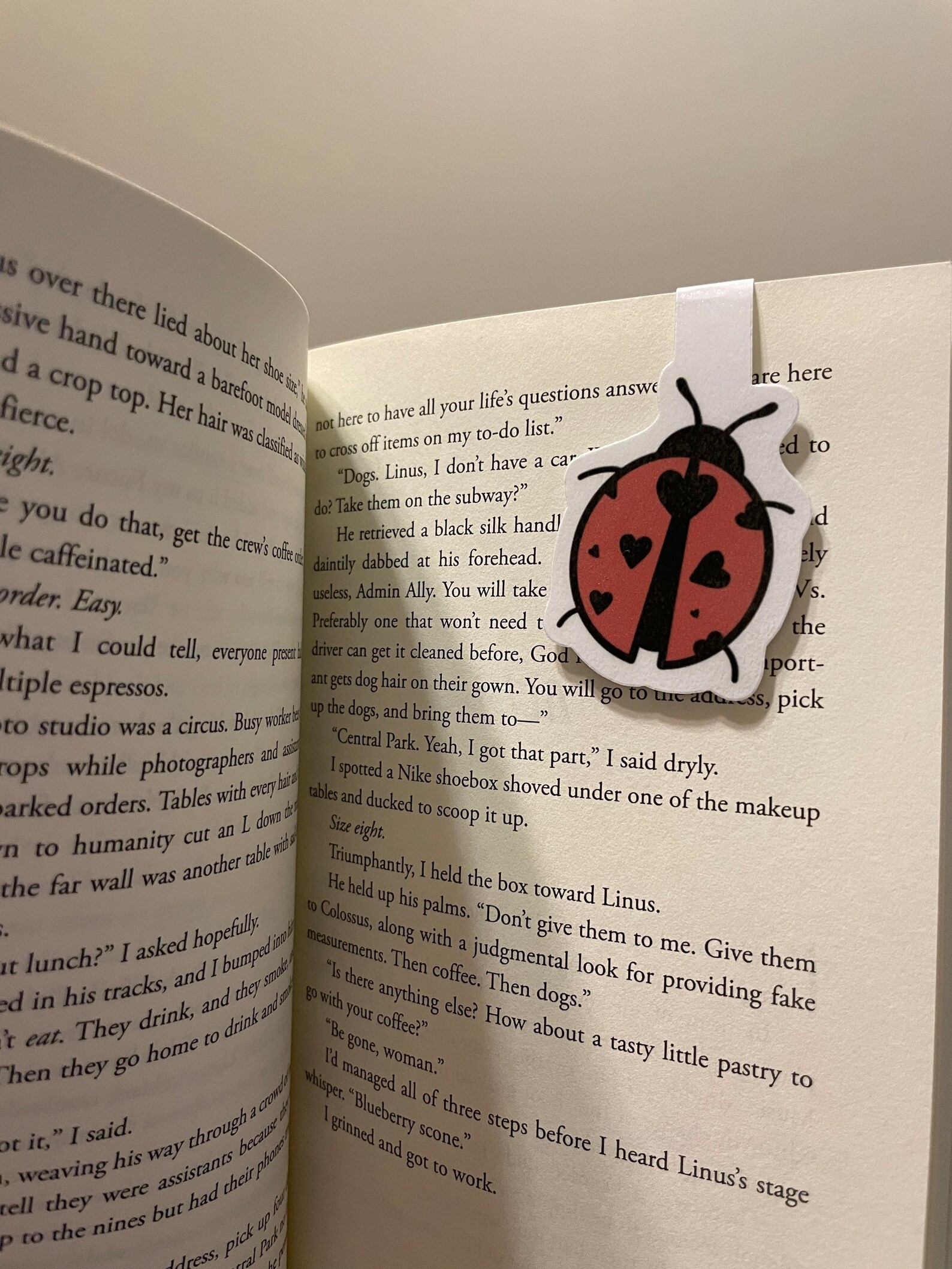Ladybug Hearts Magnetic Bookmark - Etsy