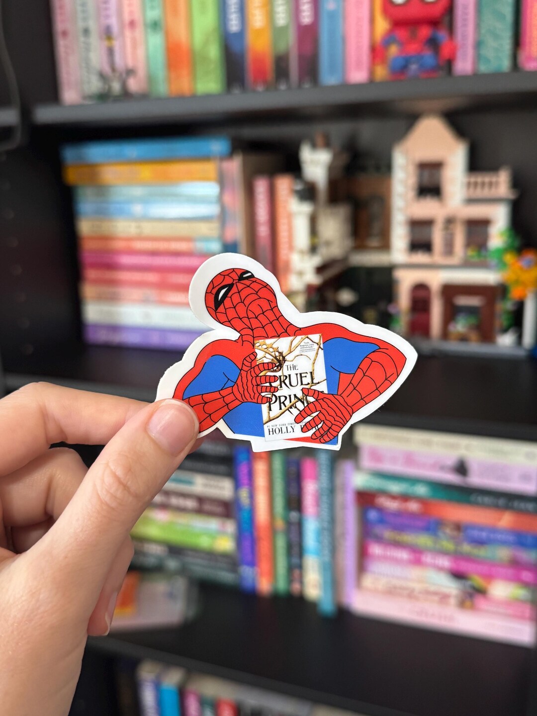 Spidey Book Stickers - Etsy