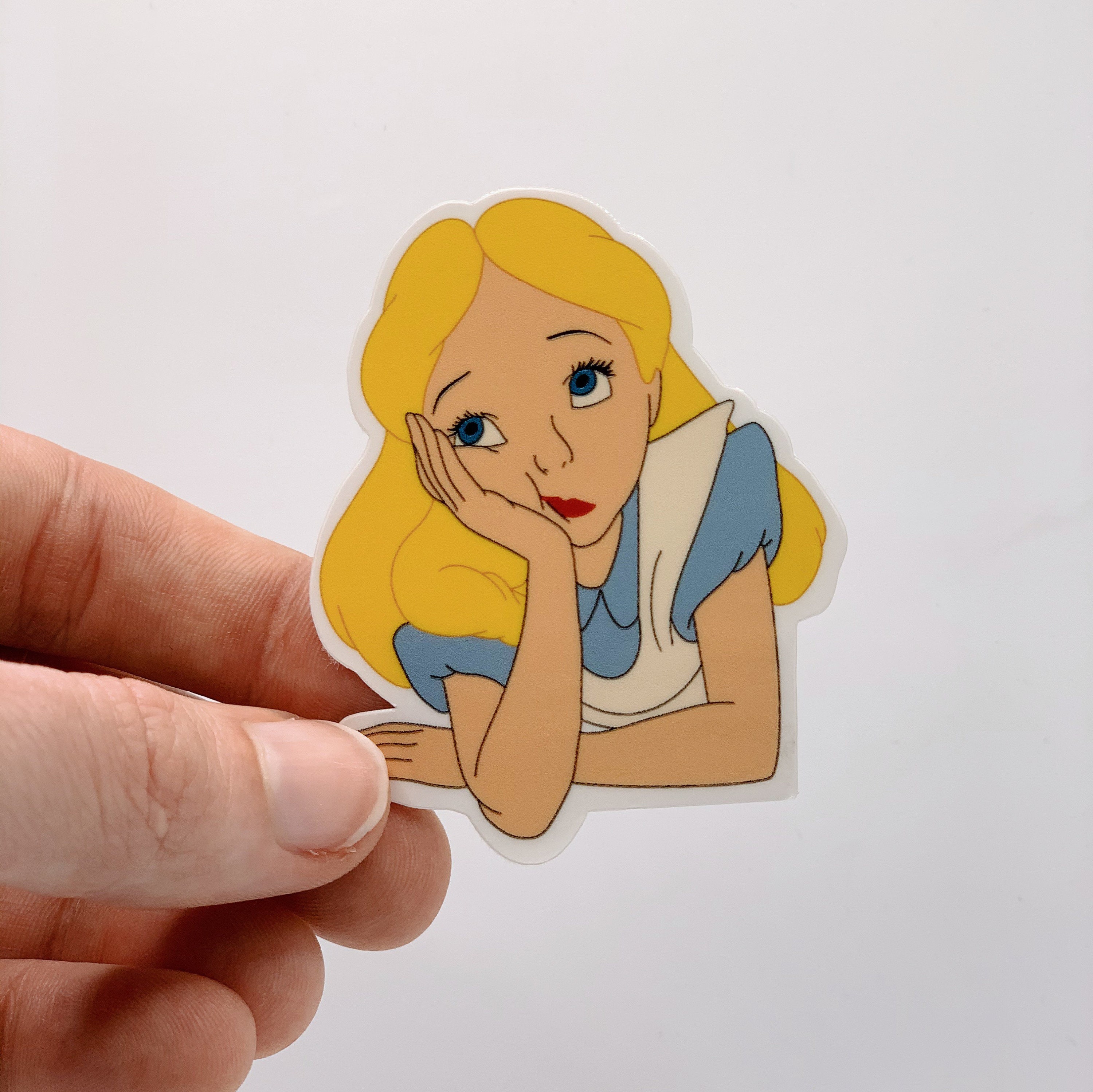 Curious Girl Sticker - Etsy