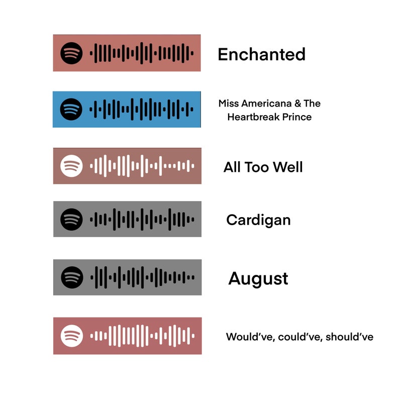 Spotify Code - Etsy
