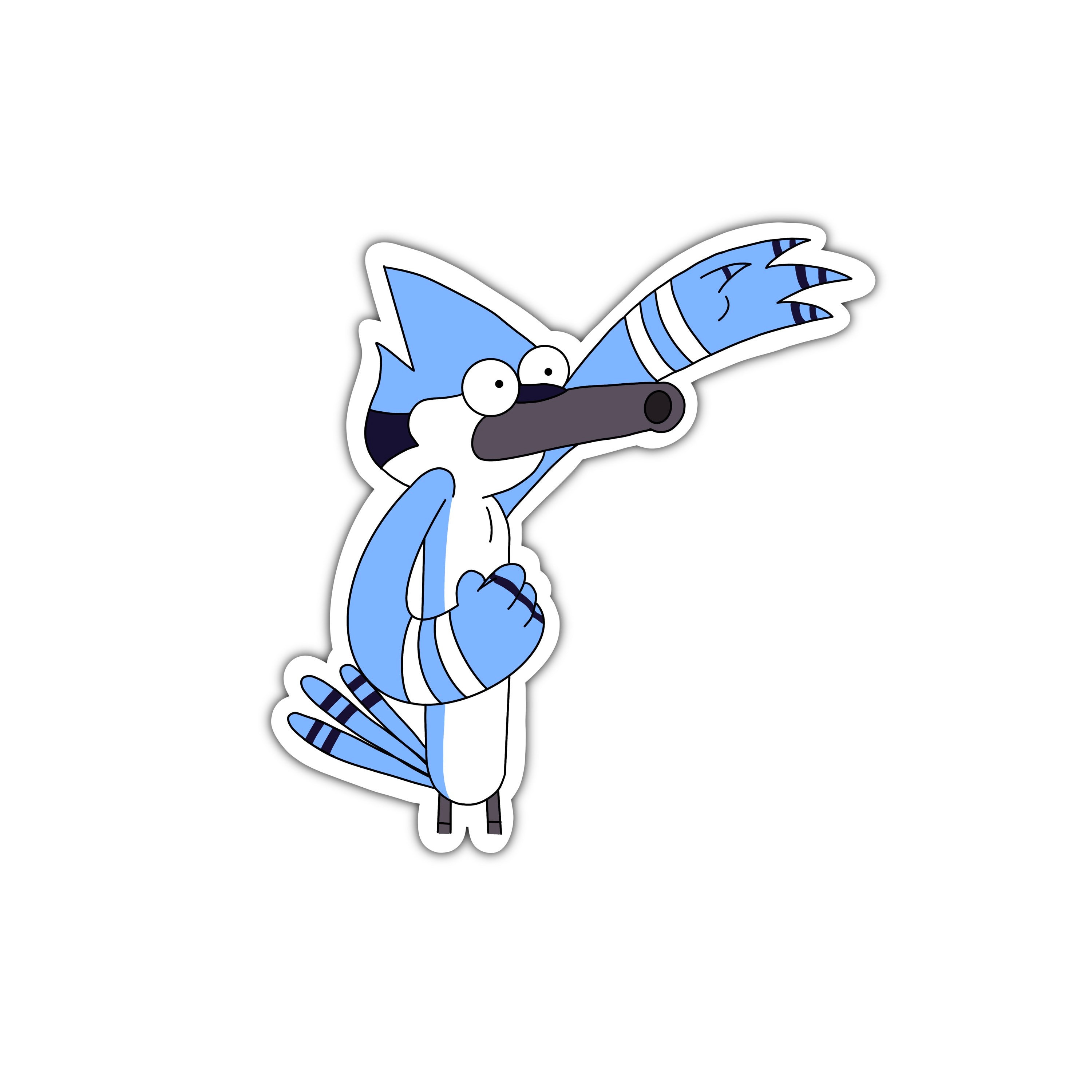 Mordecai Sticker - Etsy