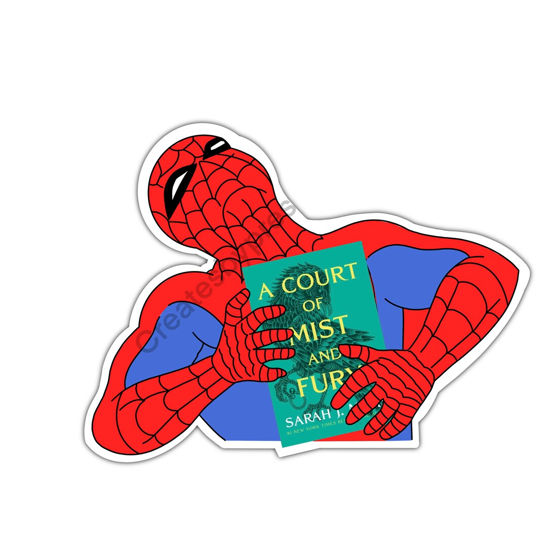 Spidey Book Stickers - Etsy