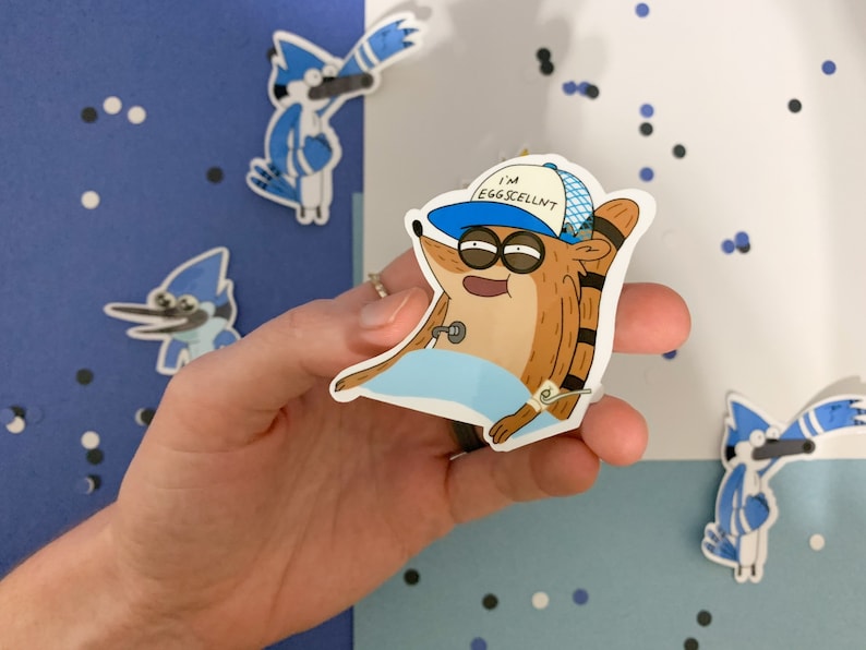 I’m Eggscellent Rigby Sticker - Etsy