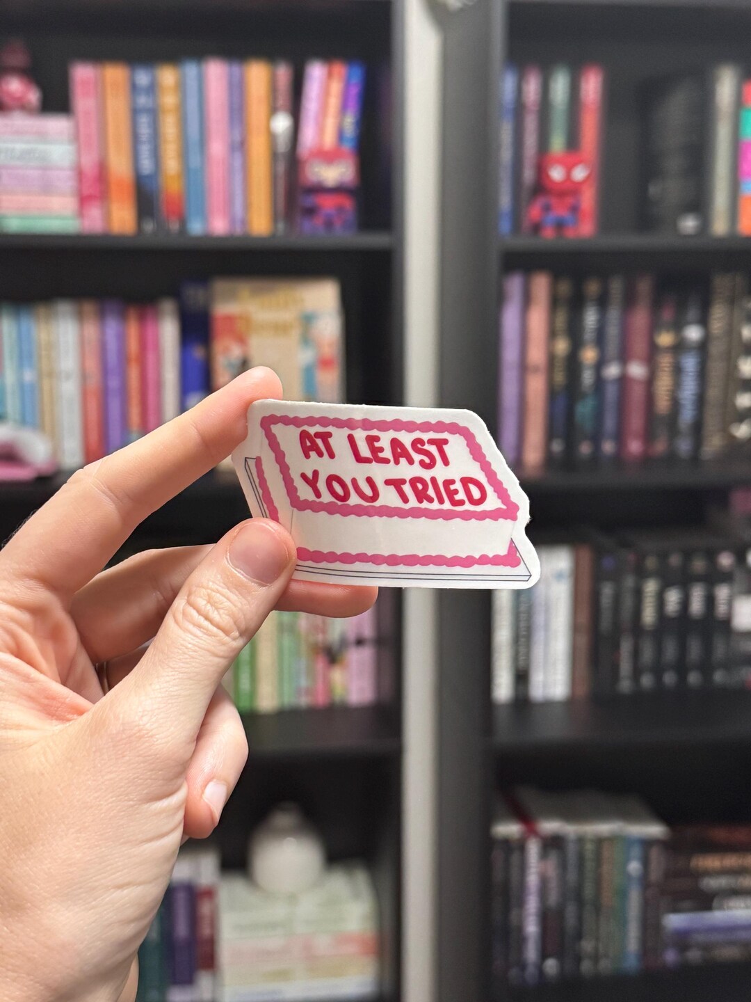 Atleast You Tried Cake Sticker - Etsy