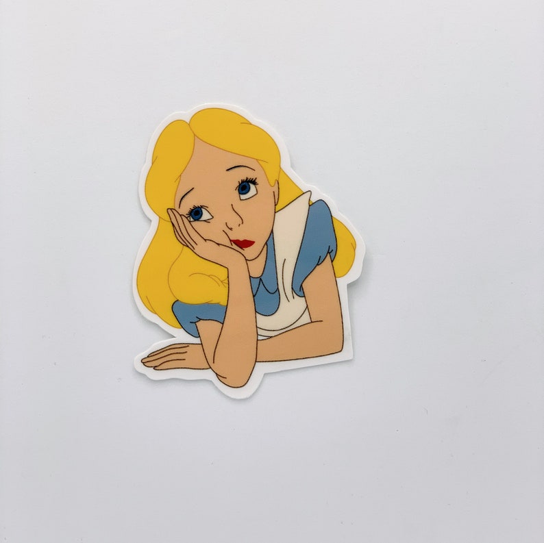 Curious Girl Sticker - Etsy