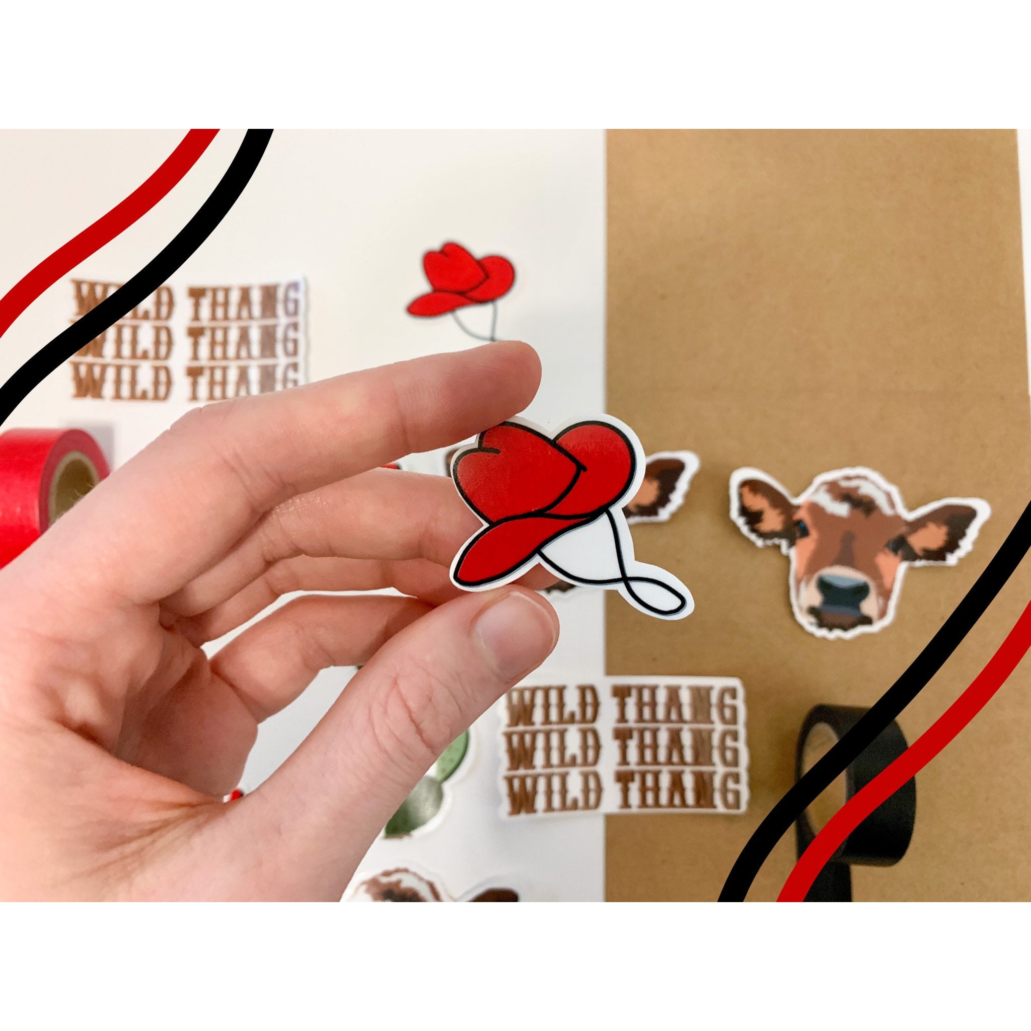 Western Stickers - Etsy