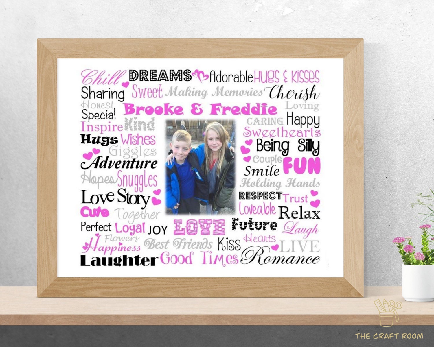 Personalised Word Art A4 Printable File ONLY - Etsy