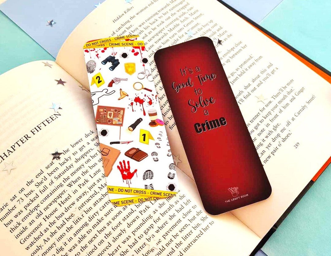 Crime Solving Bookmark - Murder Mystery, Detective, Crime Scene, Solve ...
