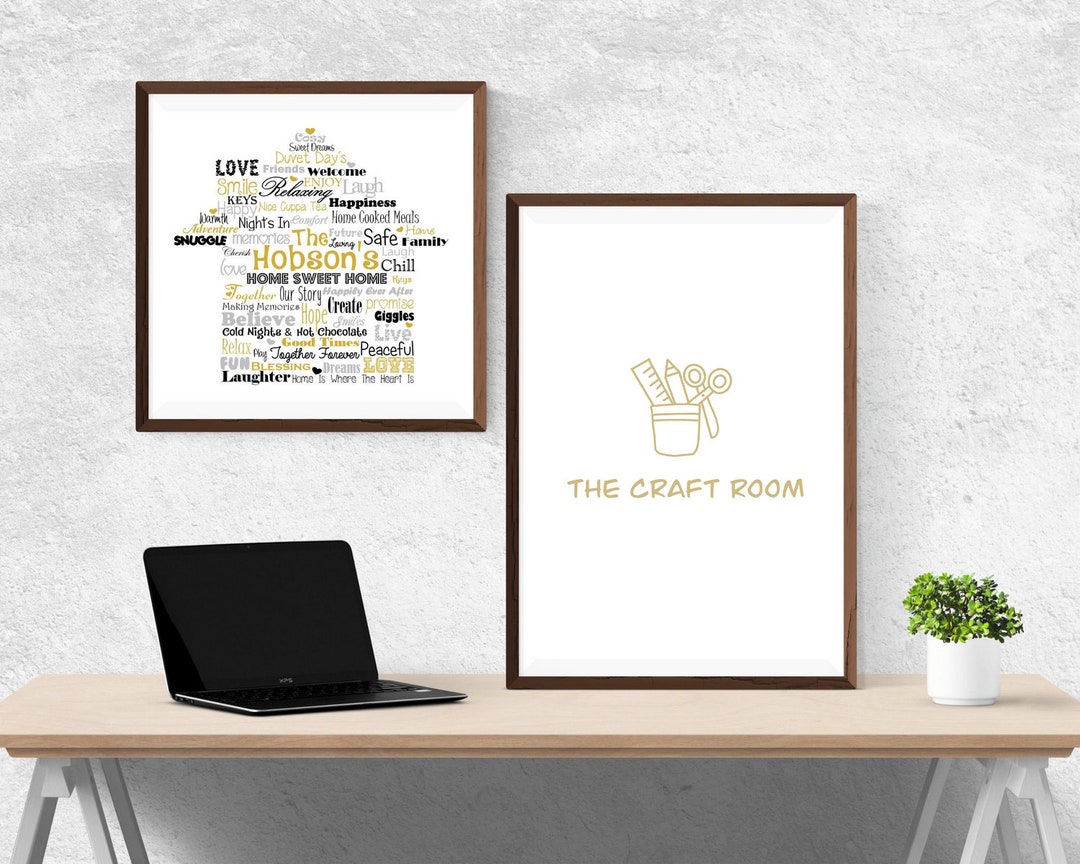 Personalised Home Word Art, A4 Printable File ONLY - Etsy