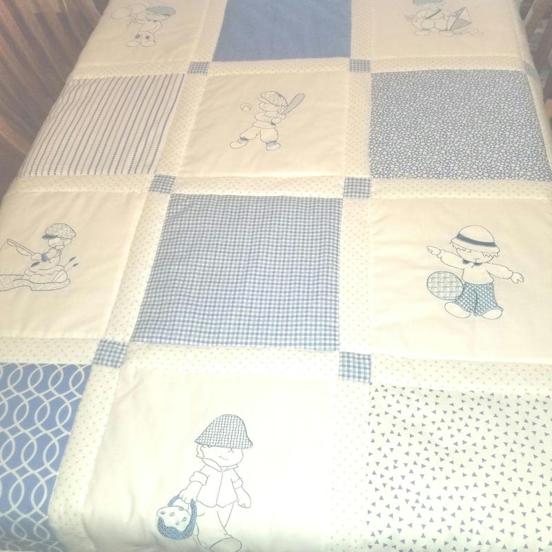 Baby Boy Quilt - Etsy