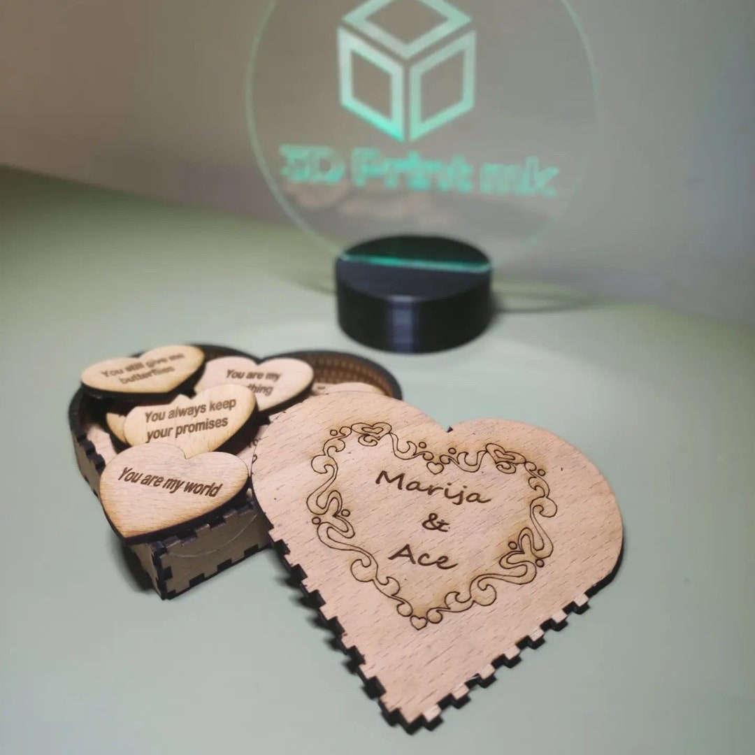 Love Box & 10 Tokens why I Love You - Etsy