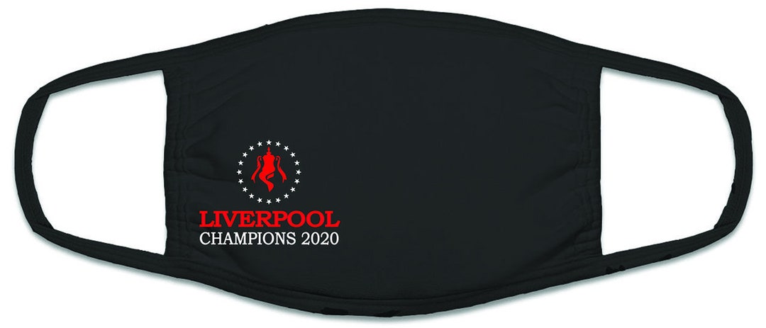 Liverpool Champions Football Adult Double Layer Reusable Washable Face ...