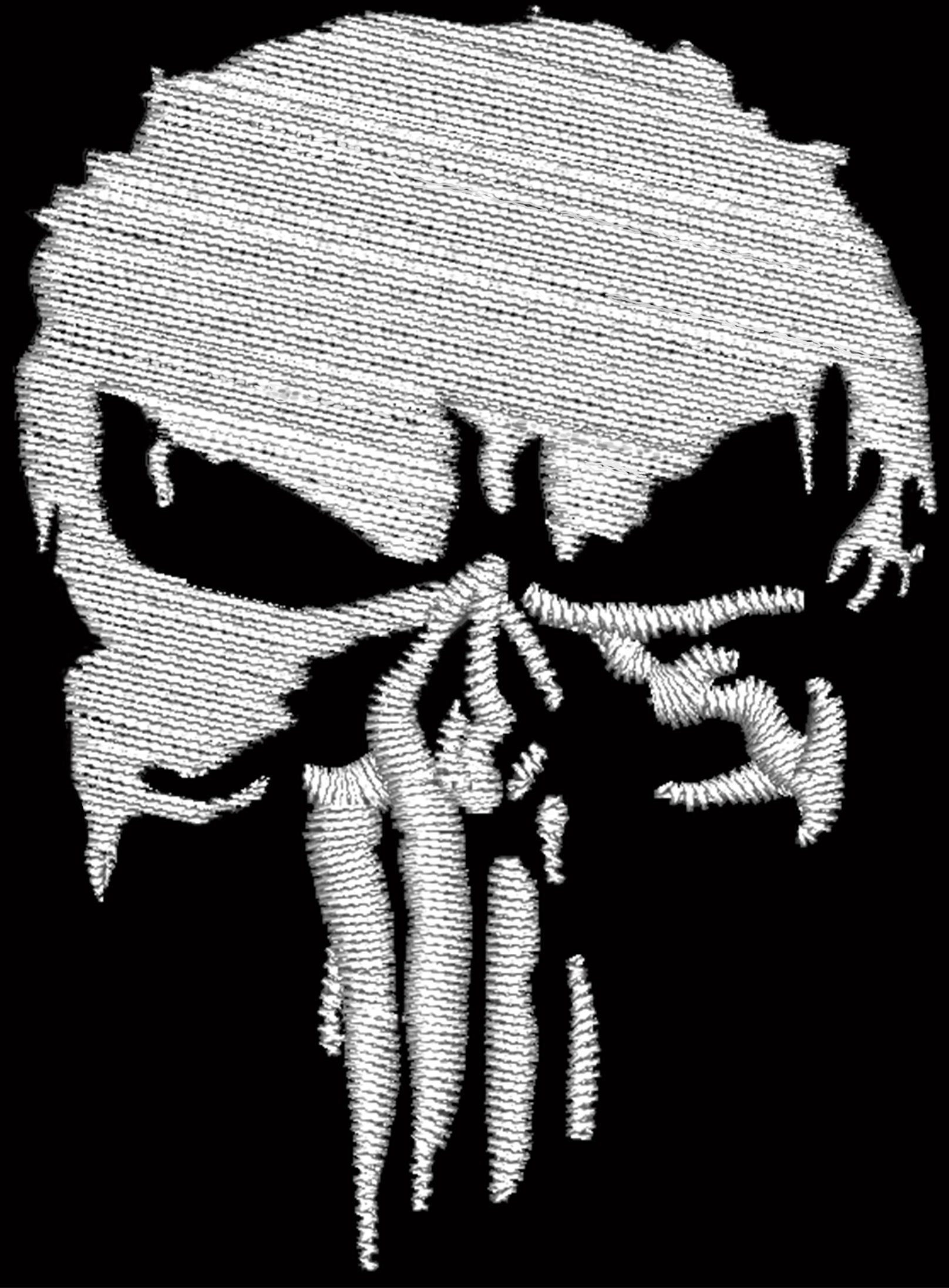 Punisher Style Inspired Embroidered Beanie Hat - Etsy