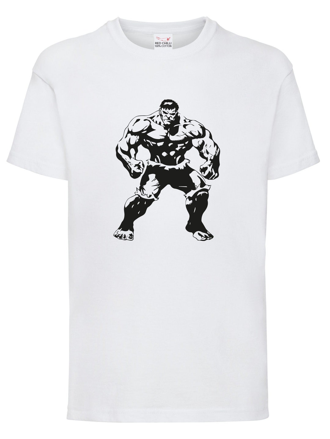Hulk Silhouette Gym T-shirt - Etsy