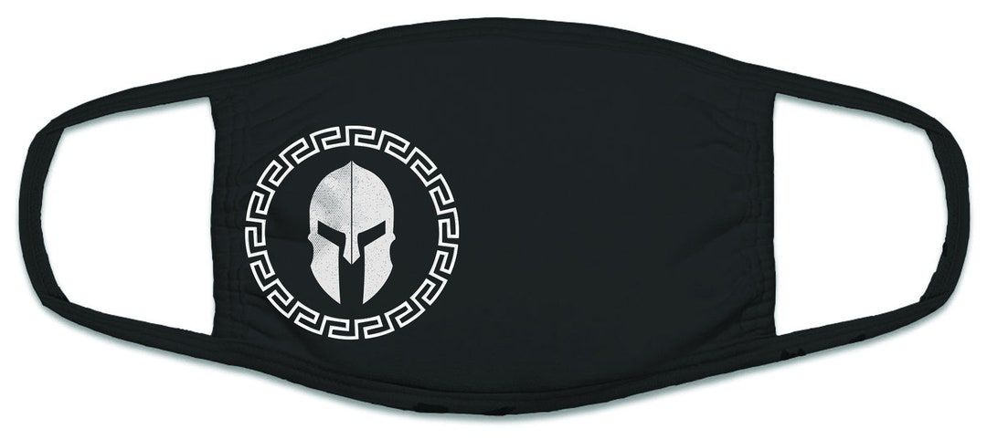 Spartan Helemt Inspired Adult Double Layer Reusable Washable Face Mask ...