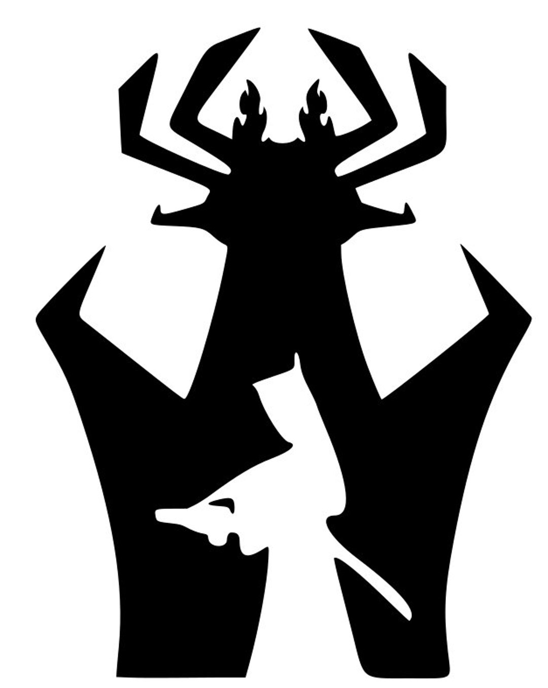Samurai Jack Vinyl Sticker Decal for Car, Truck, Window, Bumper Decal ...