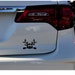 Reindeer Looky-loo Christmas Vinyl Sticker, Car Truck Window Decal - Etsy