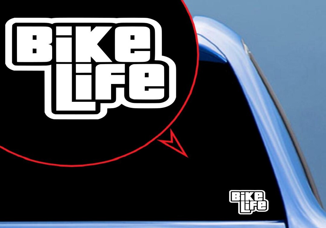 Bike Life #2 Sport Vinyl Sticker Decal for Car, Truck, Window, Bumper ...