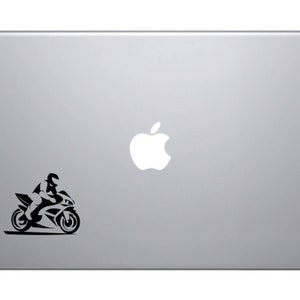 Custom Decal Sportbike Rider Motorcycle Side View / Vinyl Sticker Decal ...