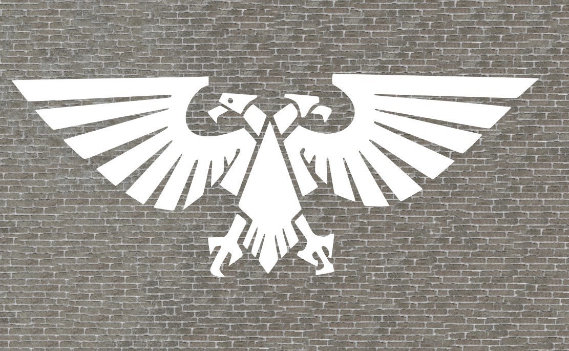 Warhammer 40k Aquila Imperium of Man Vinyl Sticker Decal for Car, Truck ...