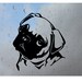 Pug Face Vinyl Decal Sticker, Car Window Decor - Etsy