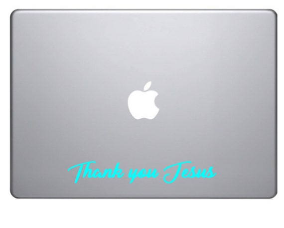 Custom Decal Thank You Jesus Vinyl Sticker Decal for Car - Etsy