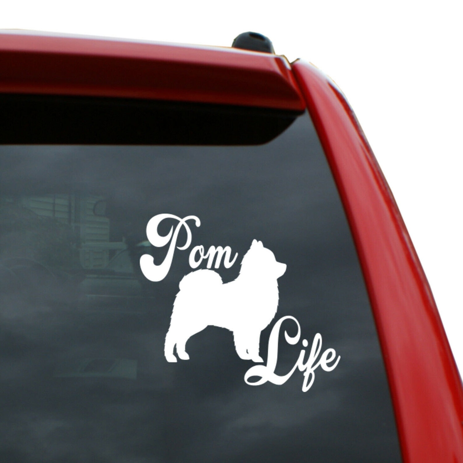 Pomeranian Life Vinyl Decal, Car Window, Laptop Sticker - Etsy
