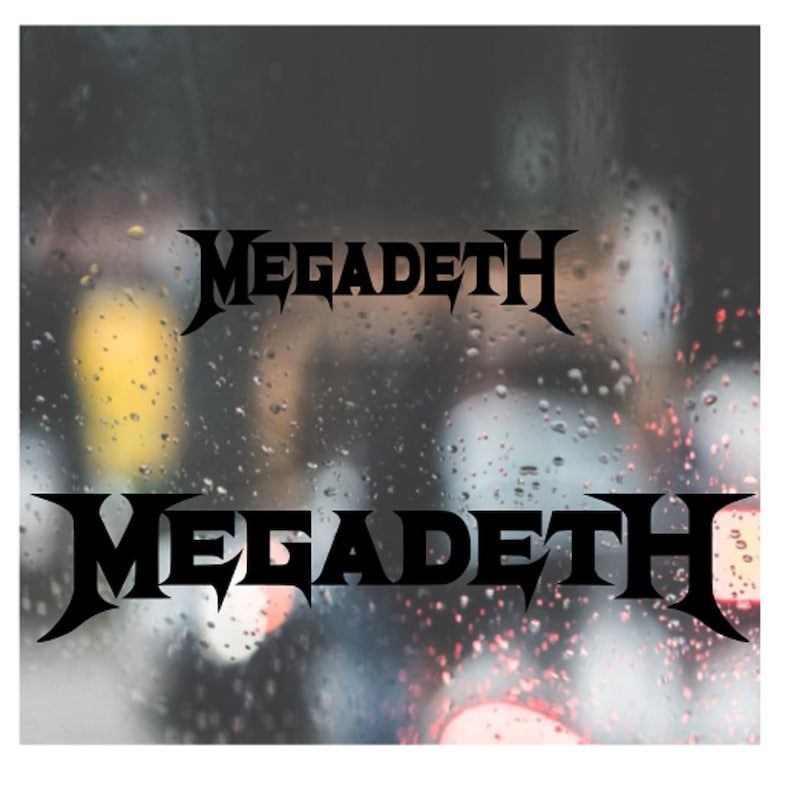 Custom Decal Megadeth / Vinyl Sticker Decal for Car Truck - Etsy
