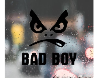 Bad Boy Window Decal - Etsy