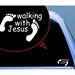 Walking With Jesus Footprints Vinyl Sticker Decal for Car, Truck ...
