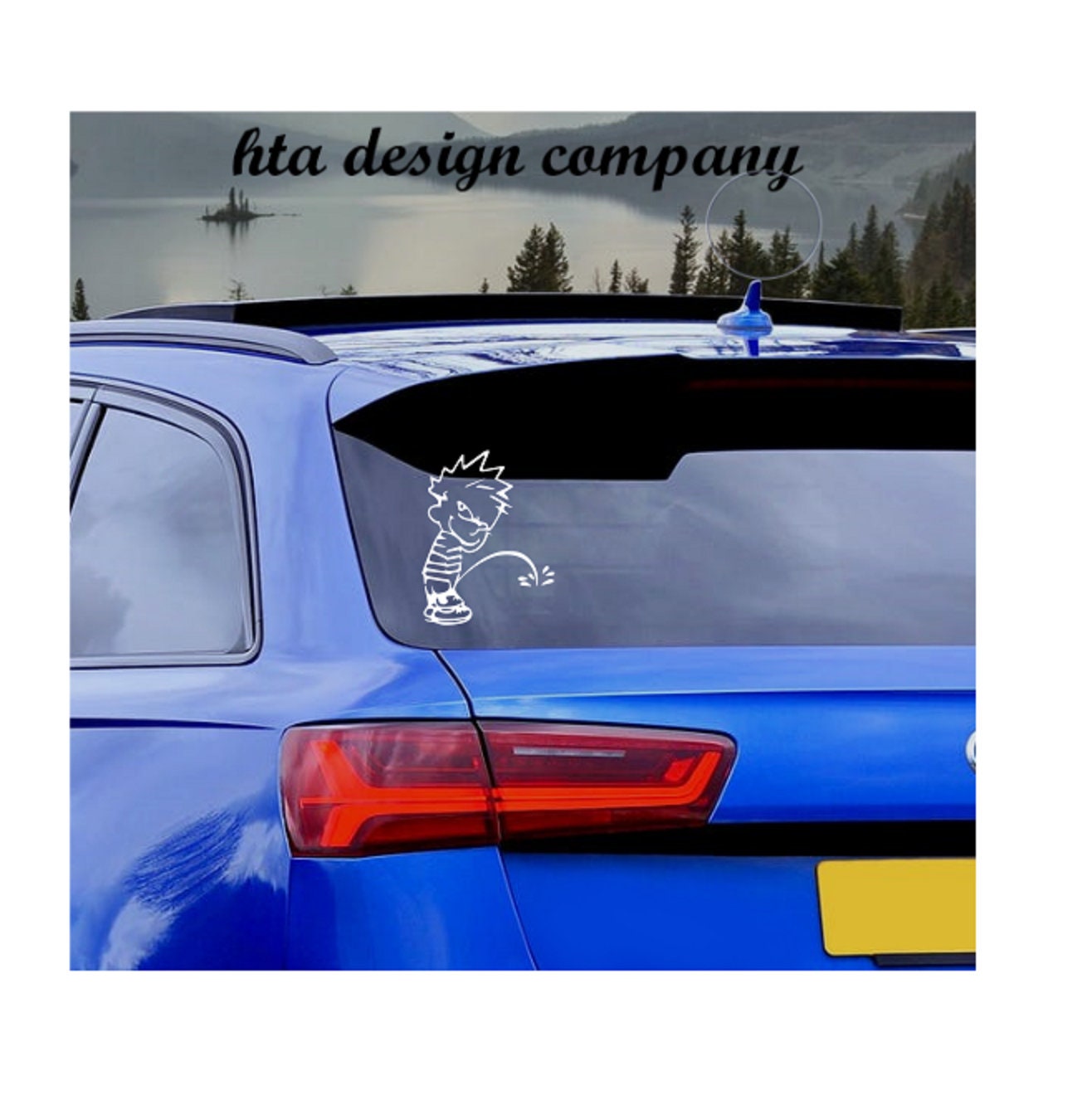 Decal for Bad Boy Calvin Peeing Funny Vinyl Sticker Decal for Car ...