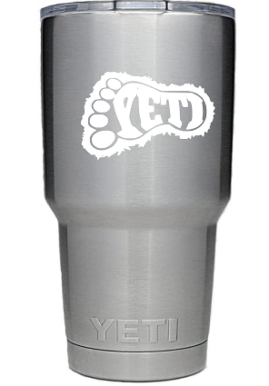 Custom Decal YETI FOOT Vinyl Sticker Decal for Car, Truck, Window ...
