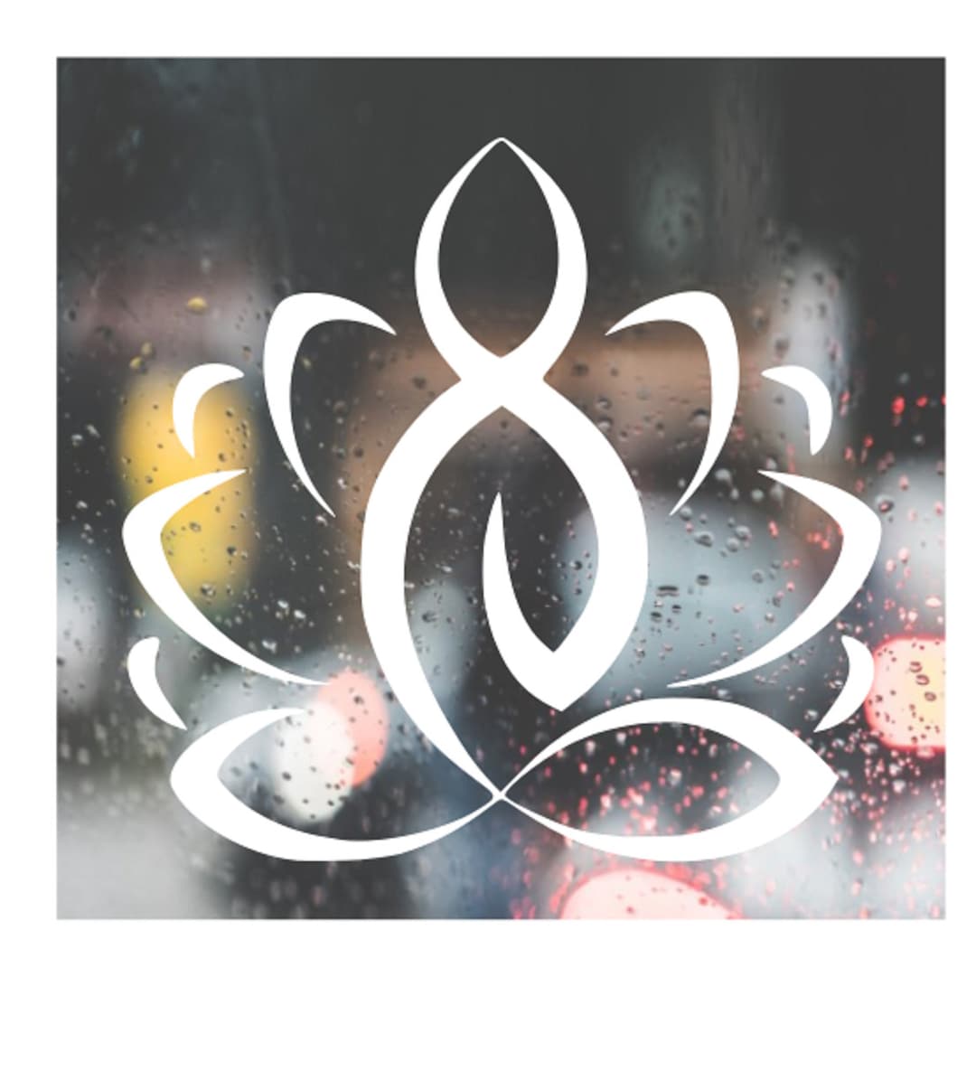 Buddha Lotus Yoga Indian Namaste Vinyl Sticker Decal for Car, Truck ...