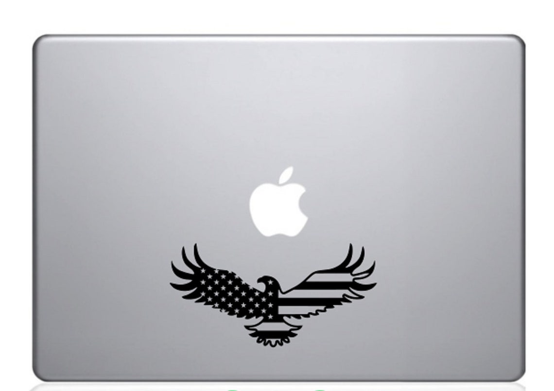Custom Decal Eagle Flying American Flag Vinyl Sticker Decal - Etsy