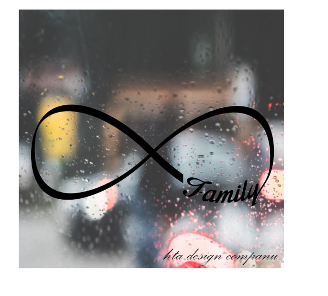 Decal for Family Forever Infinity Vinyl Sticker Decal for | Etsy