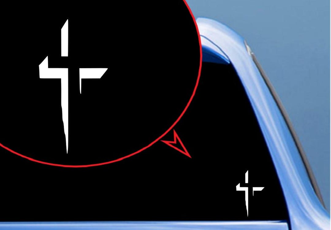 Cross Christian Vinyl Sticker Decal for Car, Truck, Window, Bumper ...
