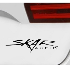 Skar Audio Vinyl Sticker Decal for Car, Truck, Window, Bumper Decal for ...
