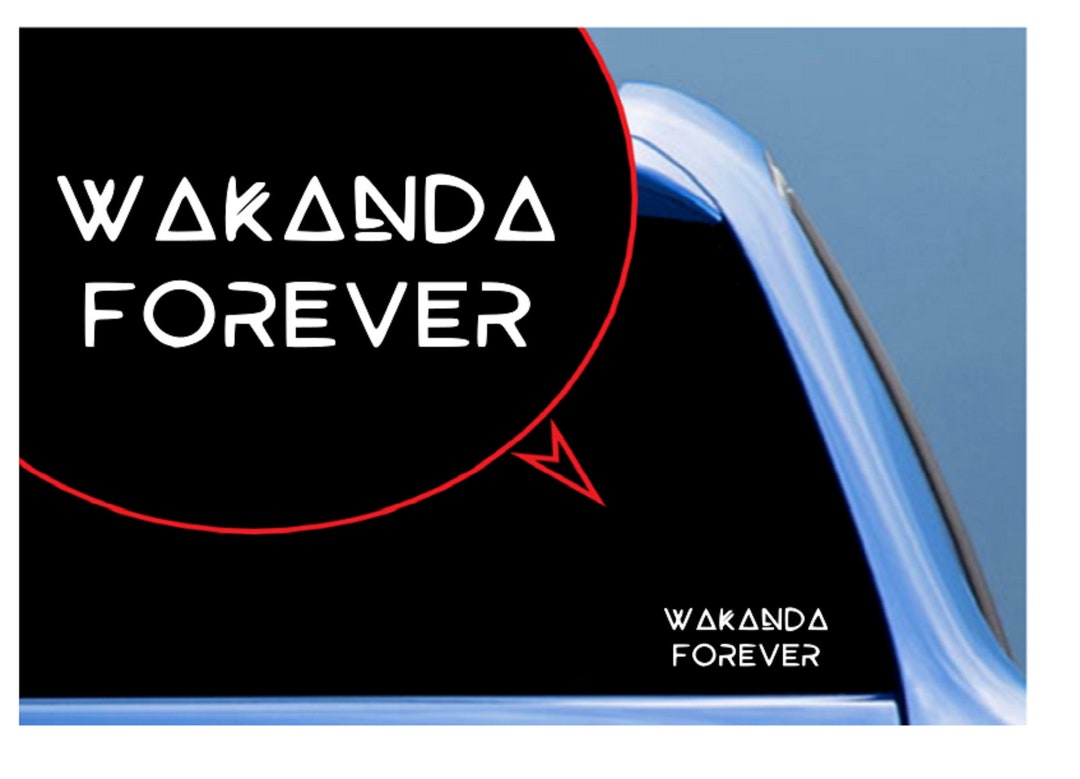 Wakanda Forever Vinyl Sticker Decal for Car, Truck, Window, Bumper ...