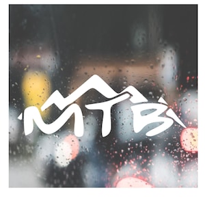 Custom Decal MTB Downhill Mountain Bike / Vinyl Sticker Decal for Car ...