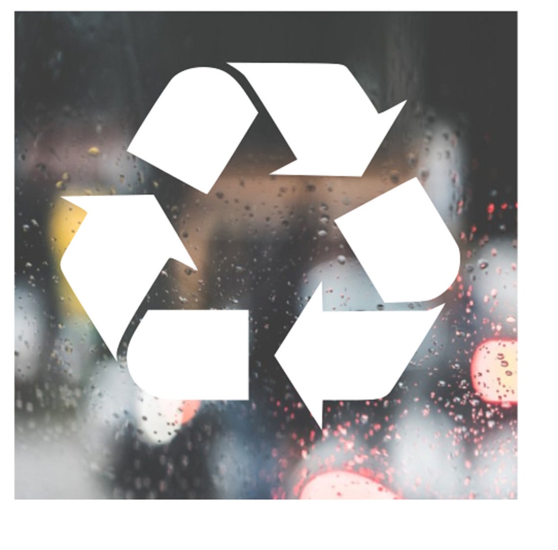 Custom Recycling Logo Decal, Oracle Vinyl Sticker - Etsy