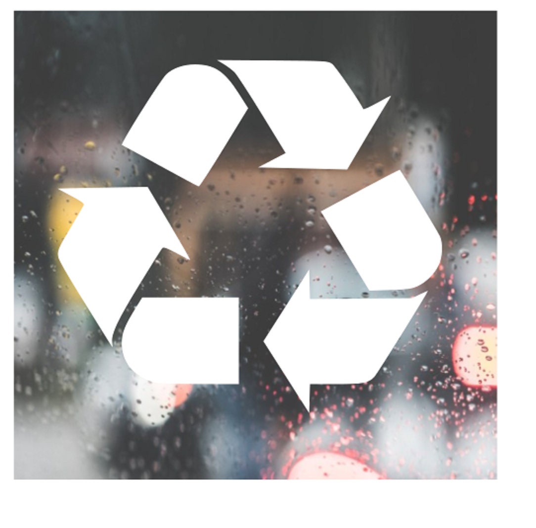 Custom Recycling Logo Decal, Oracle Vinyl Sticker - Etsy