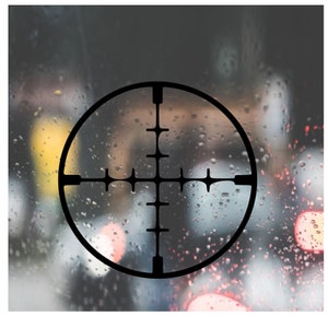 Sniper Scope Crosshairs Decal, Oracle Vinyl Sticker - Etsy