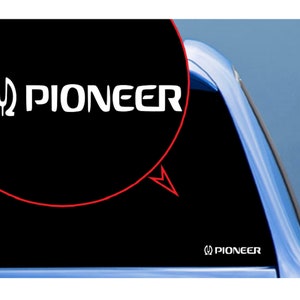 Pioneer Audio Car Decal - Etsy
