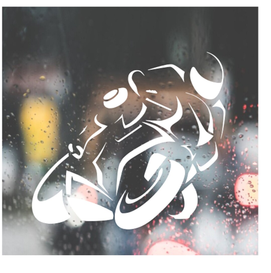 Sportbike Rider Vinyl Decal, Motorcycle Racing Sticker - Etsy