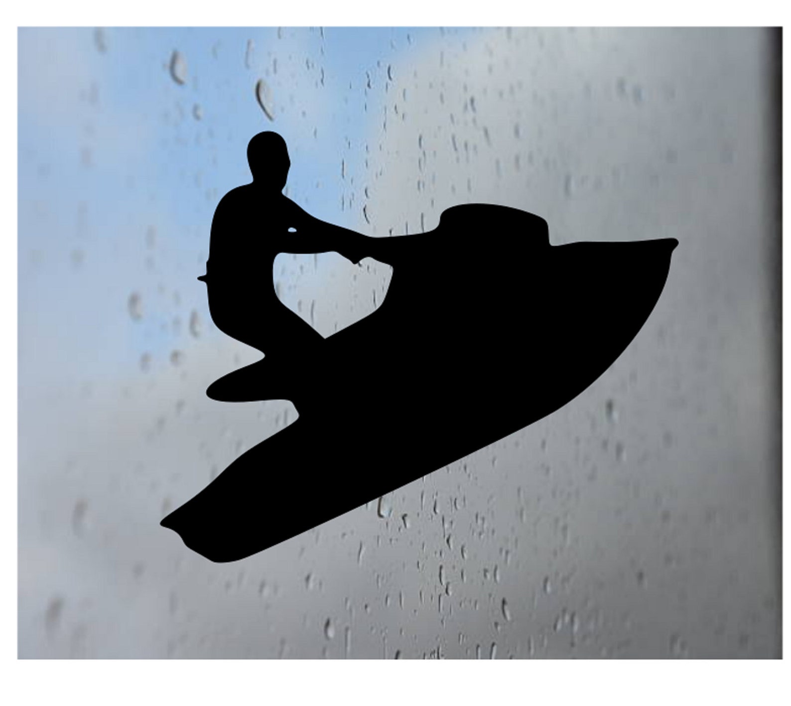 Wave Runner Jetski Vinyl Sticker Decal for Car, Truck, Window, Bumper ...