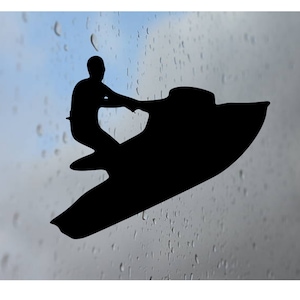 Wave Runner Jetski Vinyl Sticker Decal for Car, Truck, Window, Bumper ...