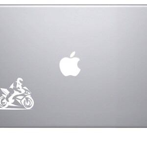 Custom Decal Sportbike Rider Motorcycle Side View / Vinyl Sticker Decal ...
